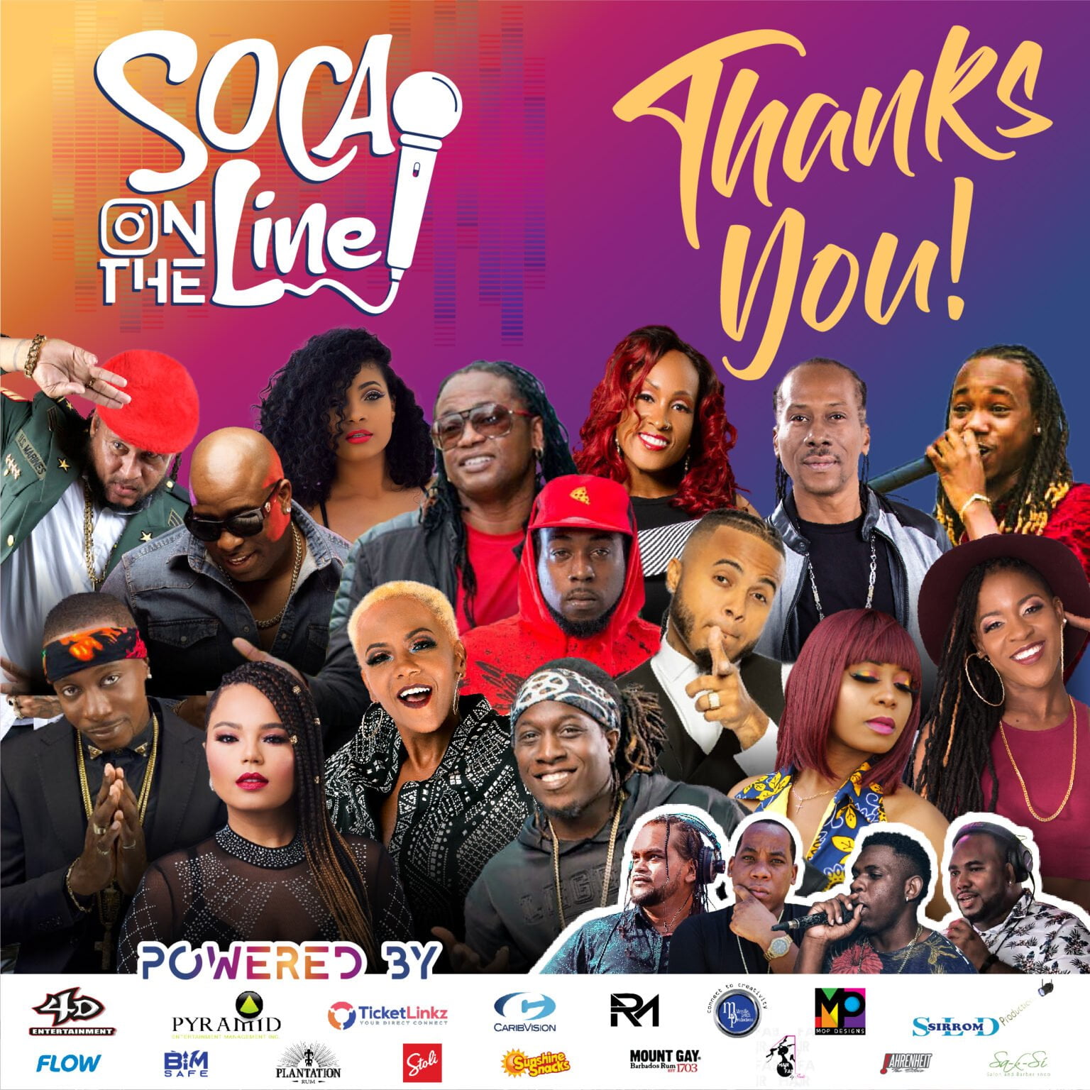 Soca on the Line sends a big “Thank You” to everyone | CaribVision